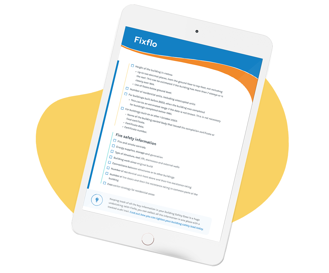Key building information checklist
