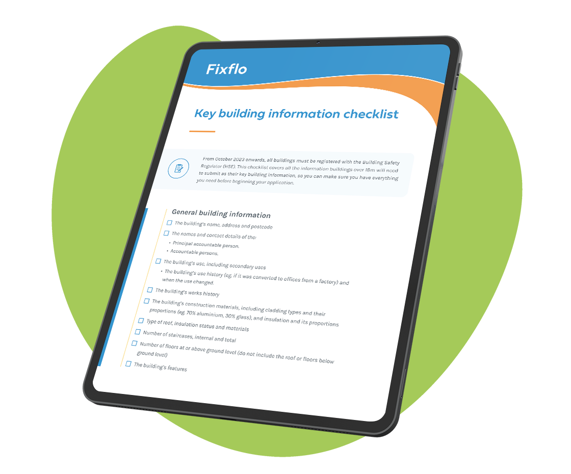Key building information checklist