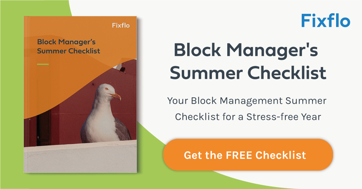 Block Manager's Summer Checklist
