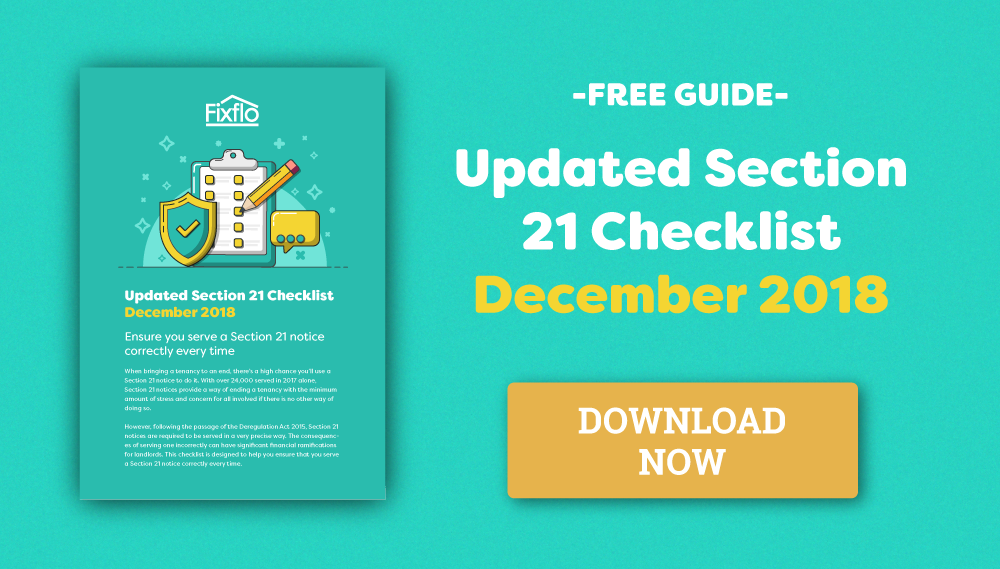 Section 21 Checklist Update Dec 2018